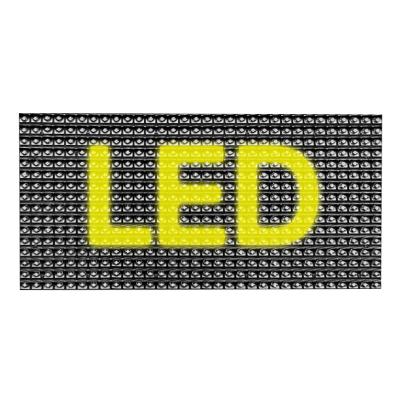 China 320x160 Color LED Display Screen for Indoor & Semi-Outdoor Advertising with Yellow Illuminated Letters for sale
