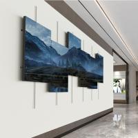 China Indoor Wall Mounted Sliding LED Screen HD lifting screen for sale