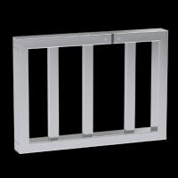 China 8 Half Mortise Tenon Steel LED Light Box Poster Frame - Eco-Friendly Construction for Display Systems for sale