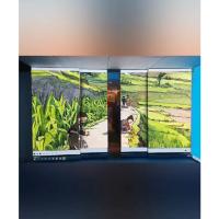China Indoor Plug Door Sliding LED Screen Aluminum Alloy Display with Custom Sizes and Motion Speed Control for sale