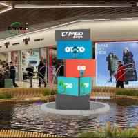 China Expandable Outdoor Rotating LED Display Screen 3000x2400 mm for Advertising for sale