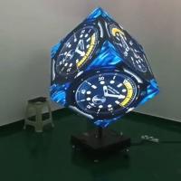 China Outdoor Rotating LED Display Screen 4800x4800mm Six Face Magic Cube for sale