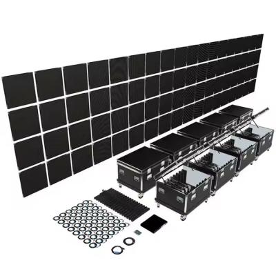 China Color Seamless Rental Indoor LED Display Screen 500x500mm for Building Glass Curtain Wall Advertisement for sale
