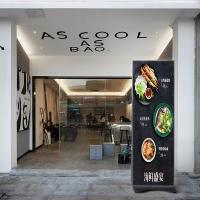 China WIFI 4G Indoor Full Color LED Poster Display P2 P2.5 Floor Standing Digital Screen SDK for sale