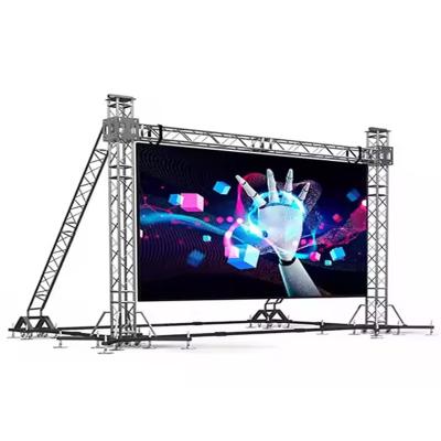 China P3.91 P4.81 Rental LED Display Outdoor Full Color LED Screen 500x500mm Die Cast Aluminum Video Wall for sale