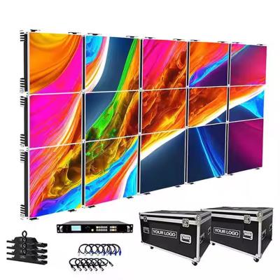 China P4.81 Rental LED Screen 500x500mm Indoor Outdoor Video Wall for Stage Sports Game for sale