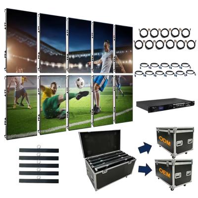 China Indoor Full Color LED Advertising Screen Panel 4 3 Aspect Ratio 65536dots per sqm Pixel Density for sale