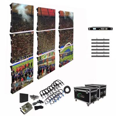 China Stadium Advertising Rental LED Screen Wall P2.604 P4.81 Aluminum Cabinet High Pixel Density for sale