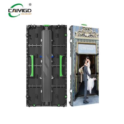 China P3.91 P2.604 P2.97 P4.81 Outdoor Advertising LED Screen 500x1000mm Die Casting Aluminum Cabinet for sale