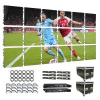 China P3.91 Outdoor Advertising Stadium LED Display Screen 500x500mm Die Casting Aluminum Cabinet for sale