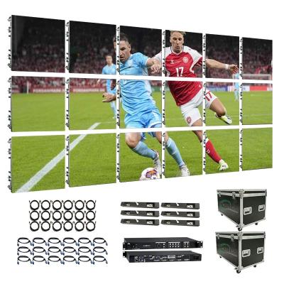 China P3.91 Outdoor Advertising Stadium LED Display Screen 500x500mm Die Casting Aluminum Cabinet for sale