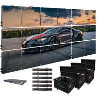 China Full Color Outdoor LED Display Screen P2.97 P3.91 Indoor LED Video Wall Panel 500x500mm for sale