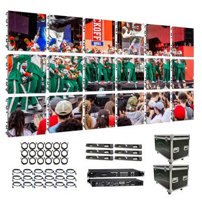 China P2.6 P3 P3.91 Indoor Outdoor LED Wall Panel Full Color Advertising Display Screen for Events for sale