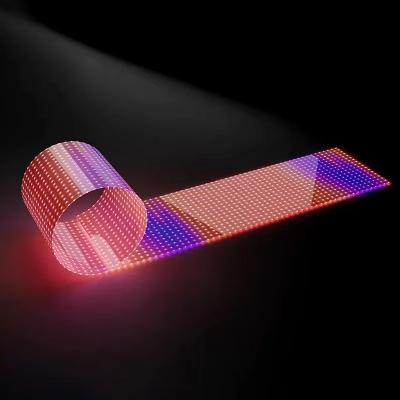 China Ultra Thin Transparent LED Film Screen - 85-95% Transparency, 600-3500 cd/m² Brightness for Window Advertising Displays for sale