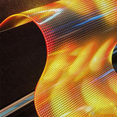China Ultra Transparent LED Film Screen P4 P8 P10 P16 for Glass Window Display for sale