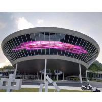 China P3.91 Transparent LED Mesh Screen 800x240mm 1000x240mm High Refresh 8000Hz for Shopping Store for sale