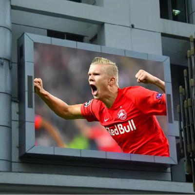 China Outdoor Fixed Advertising LED Billboard Display P6.67 P8 P10 Giant Video Wall Screen 5000 Nits for sale