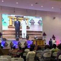 China Indoor LED Video Wall Panel P2.5 SMD1515 320x160mm for Church Events Advertising Display for sale