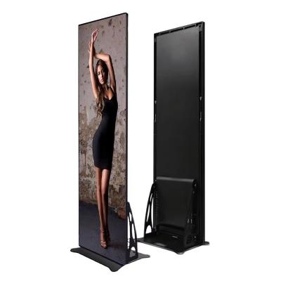 China P1.86 P2 P2.5 P3 Indoor LED Poster Display Screen with 3840Hz Refresh Rate and 500cd/m² Brightness for Trade Shows for sale