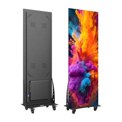 China P1.86 P2 P2.5 P3 LED Poster Display Screen 450-550 cd/m² Brightness for Indoor Advertising for sale