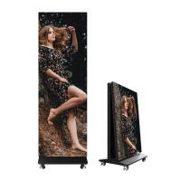 China Foldable LED Poster Screen P1.86 P2 P2.5 Indoor Outdoor Advertising Display with 450-550 cd/m² Brightness for sale