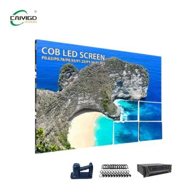 China COB LED Display P0.9 P1.25 Indoor Video Wall 3840Hz Refresh Rate 600nit Brightness 4kg Cabinet for sale