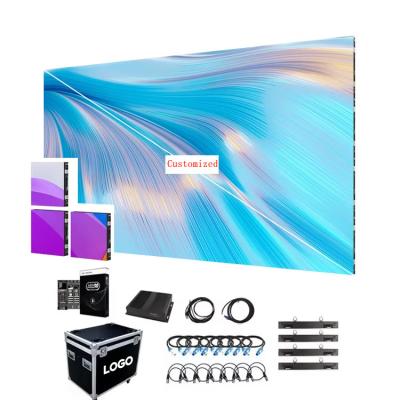 China Outdoor Indoor Full Color LED Video Wall Panel 500x500mm 500x1000mm Cabinet 3840Hz Refresh Rate for sale