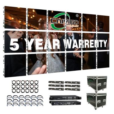 China P2 P3 P3.91 P4 P5 LED Video Wall 16:9 Aspect Ratio Indoor Outdoor 5 Year Warranty for sale