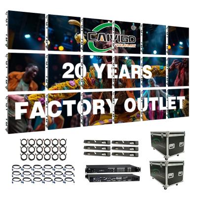 China P3.91 P5 Indoor Outdoor LED Video Wall Display 250x250mm Module 16:9 Aspect Ratio 5 Year Warranty for sale