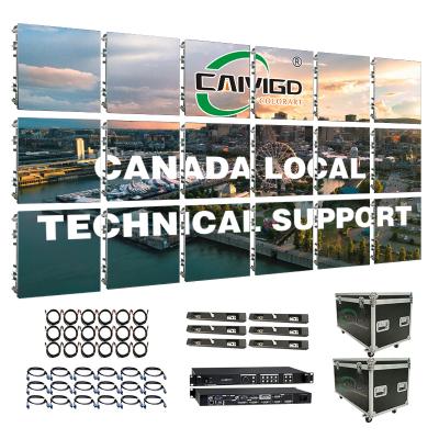 China P3.91 LED Video Wall Panel 16:9 Aspect Ratio Indoor Outdoor 5 Year Warranty for sale