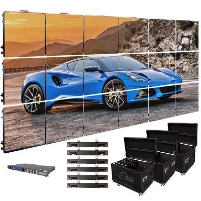 China P2.97 P3.91 Outdoor Indoor Full Color LED Display Screen 100000 Hours Lifespan 16:9 Aspect Ratio for Advertising for sale