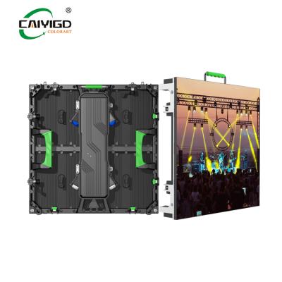 China P3.91 Full Color IP65 LED Video Wall Panel 500x500mm for Indoor Outdoor Rental Display for sale