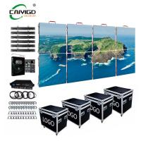 China P3.91 Outdoor LED Screen 500x500mm Cabinet 4500cd Brightness for Advertising Stage for sale