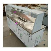 China s Leading 23 Years Ice Cream Rolls Cart with Low Investment and Milk Raw Material for sale