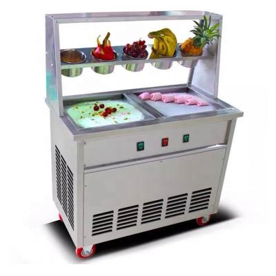 China Automatic Defrost Button for 23 Years Cold Stone Marble Slab Top Fry Ice Cream Machine for sale