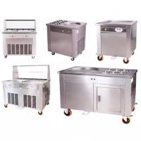 China Automatic Defrost Button for 23 Years Cold Stone Marble Slab Top Fry Ice Cream Machine for sale