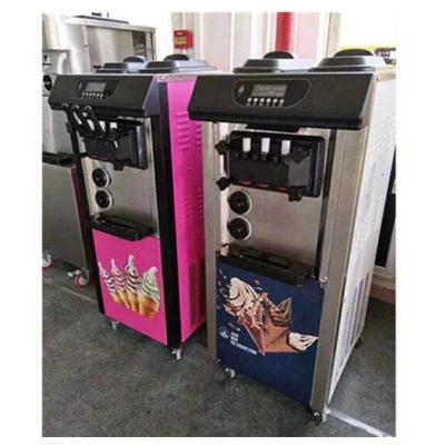 China Softy ice cream machine with pre-cooling keep fresh system made of 304 stainless steel for sale