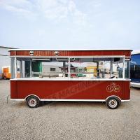 China European Standard Burger Van Catering Trailer for Mobile Pizza Concession in Europe for sale
