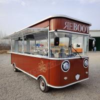 China European Standard Burger Van Catering Trailer for Mobile Pizza Concession in Europe for sale