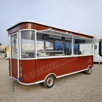 China European Standard Burger Van Catering Trailer for Mobile Pizza Concession in Europe for sale