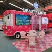 China Customized Mobile Salon Truck for Hair Cutting and Shave in Building Material Shops for sale