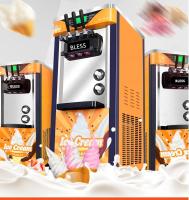 China 2022 Soft Serve 3 Flavor Vending Ice Cream Machine with Super Performance and Automatic for sale