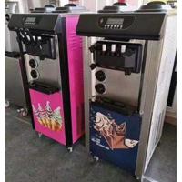 China Soft Ice Cream Machine with 3flavor and 1 mix 120 KG Capacity for sale