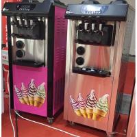 China Soft Ice Cream Machine with 3flavor and 1 mix 120 KG Capacity for sale
