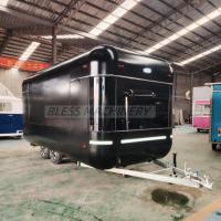 China Long Service Life Snack Food Cart Vending Concession Street Fast Airstream Trailer for sale
