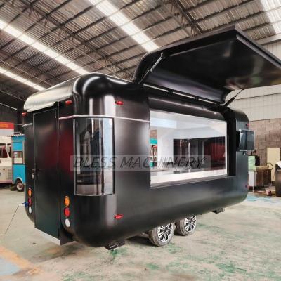 China Four Wheeler Food Warmer Trailer in USA with Making Food Function and Stainless Steel for sale