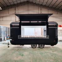 China Four Wheeler Food Warmer Trailer in USA with Making Food Function and Stainless Steel for sale