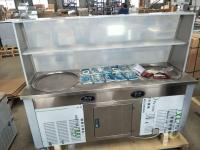 China Restaurant  Stainless Steel Fried Ice Cream Roll Machine for sale