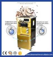 China 670x780x1330mm soft ice cream machine with 120 KG capacity for sale