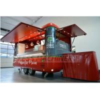 China Mobile Fast Food Trailer Trucks with High Speed Multifunction Snack Food Cart for sale